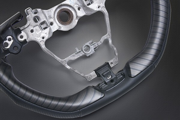 Yahoo!オークション - LANBO オリジナルステアリング ハリアー 80系 D...