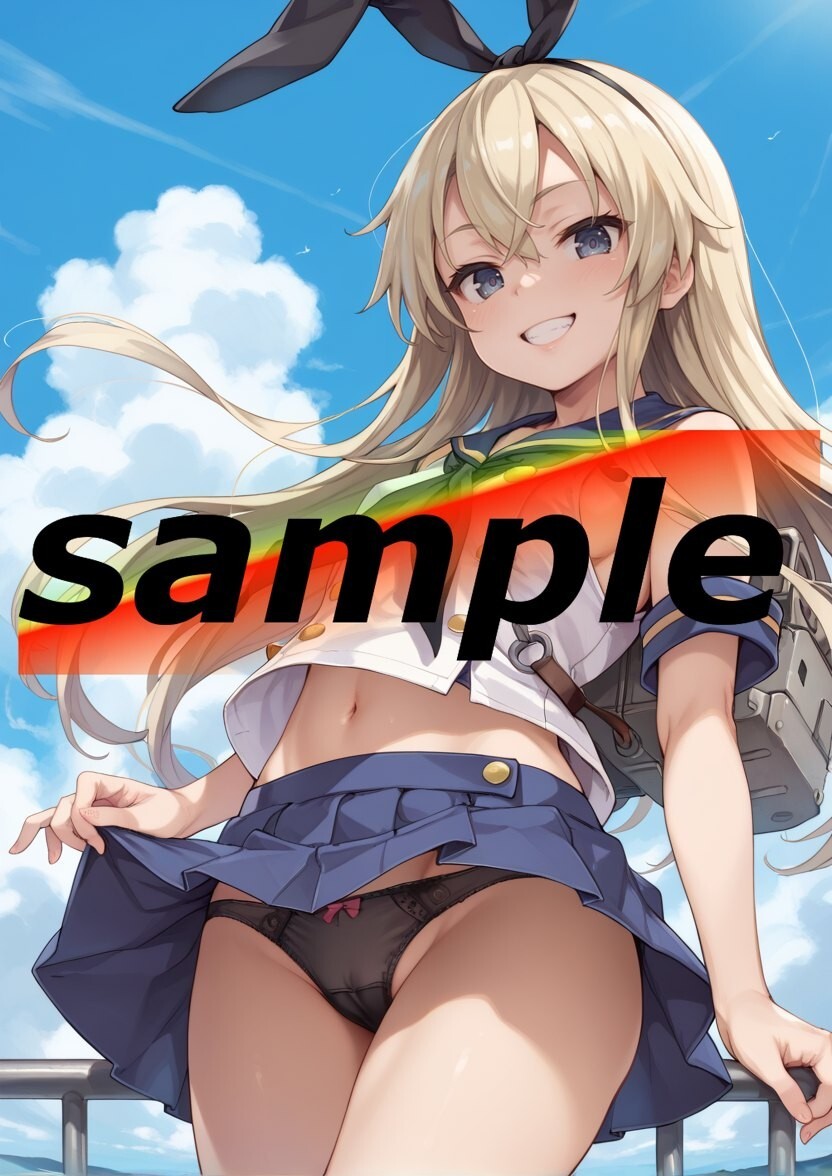 Yahoo!オークション - 10270108 島風 艦これ A4 ポスター (452)