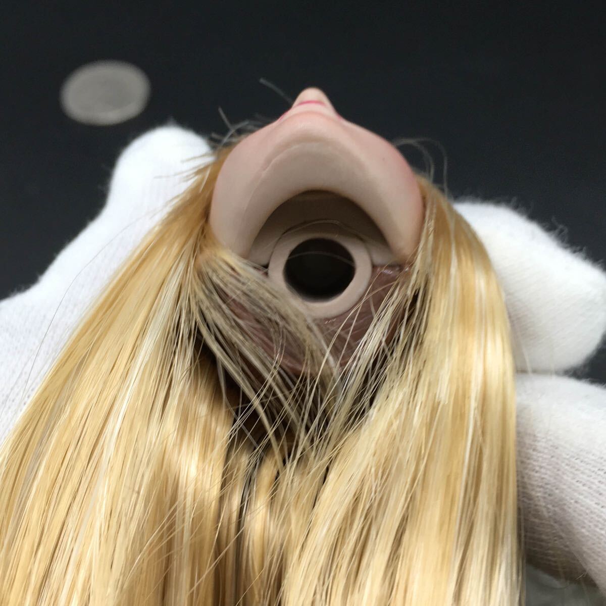 Yahoo!オークション - B265 1/6 フィギュア ヘッド 女性ヘッド 植毛タ...