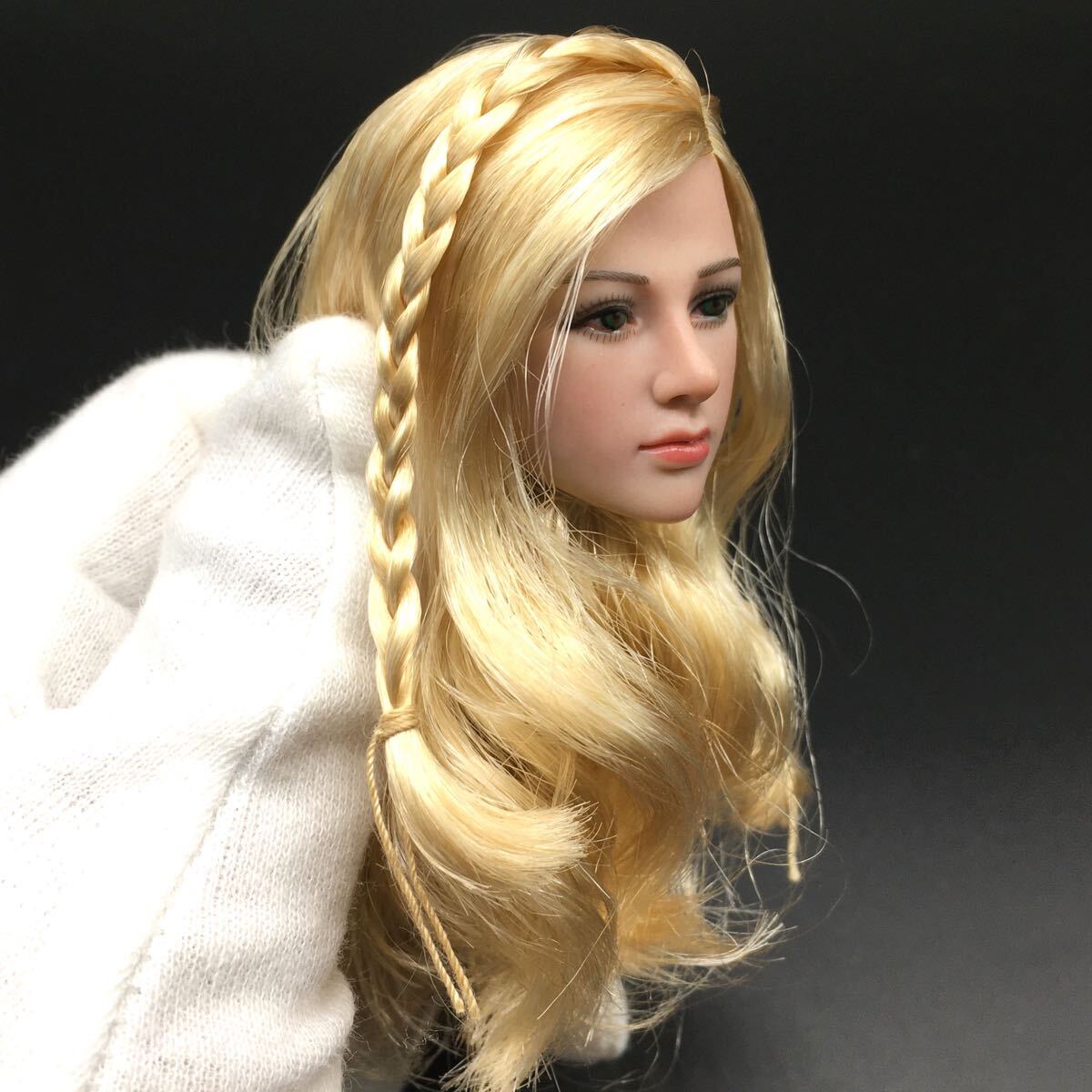 Yahoo!オークション - B265 1/6 フィギュア ヘッド 女性ヘッド 植毛タ...