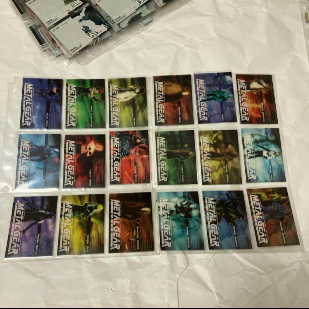 All100 Basic Cards Complete Set Metal Gear Solid Trading All100 Basic Cards Complete Set Metal Gear Solid Trading