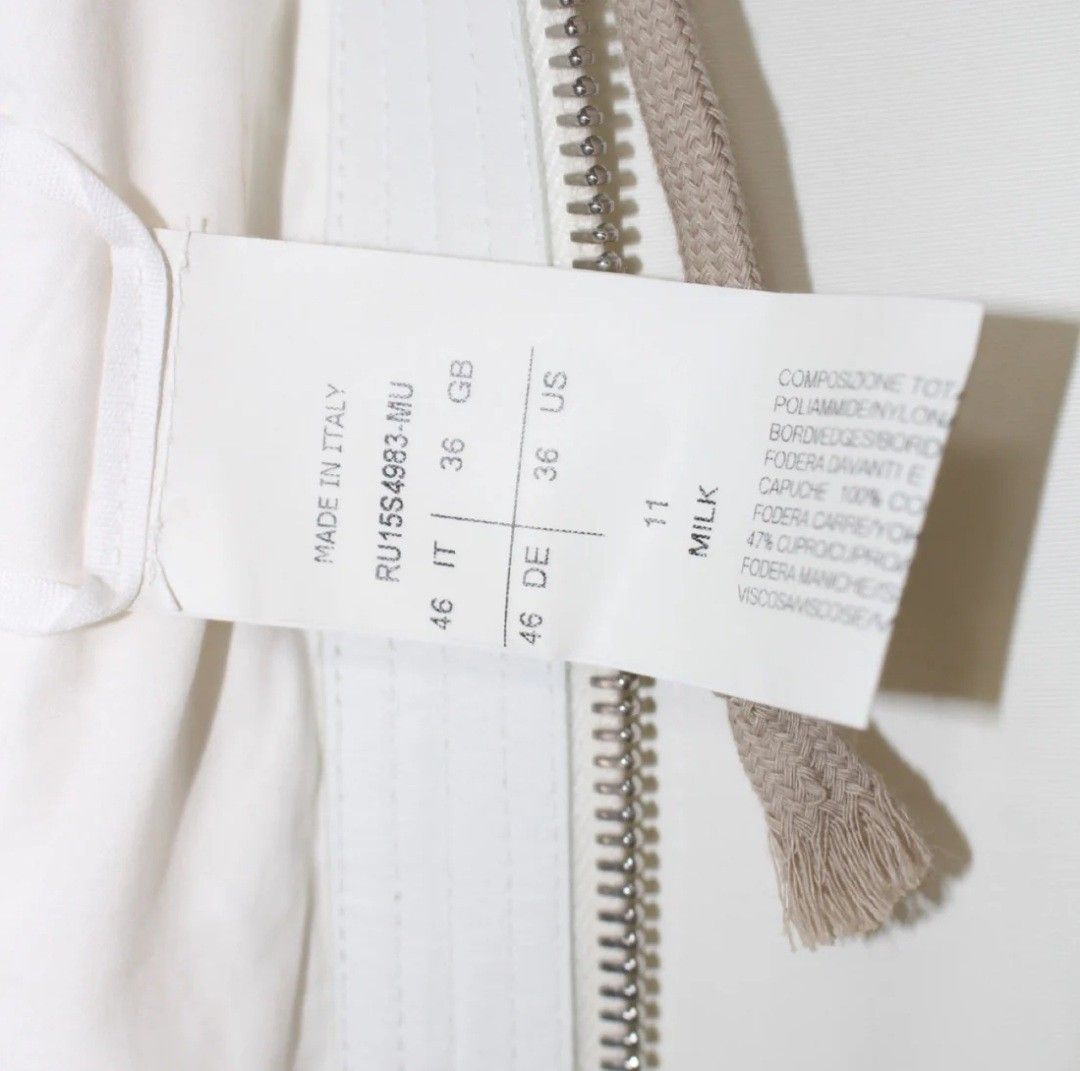 限定商品 Rick Owens リックオウエンス コート ホワイト サイズM 限定商品 Rick Owens リックオウエンス コート ホワイト サイズM