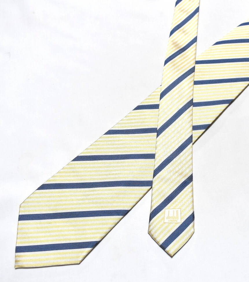 Yahoo!オークション - K275 ダンヒル ネクタイ ストライプ柄 3本以上送...