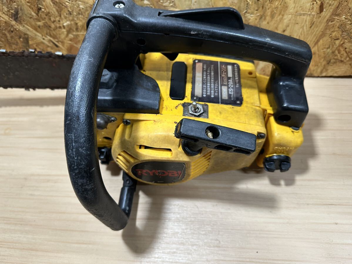 Yahoo!オークション - リョービ ES-29A エンジンチェーンソー RYOBI ゼ...
