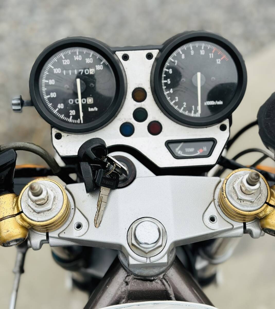 Yahoo!オークション - YAMAHA R1-Z 2スト250ネイキッド 11175km 3XC-00...