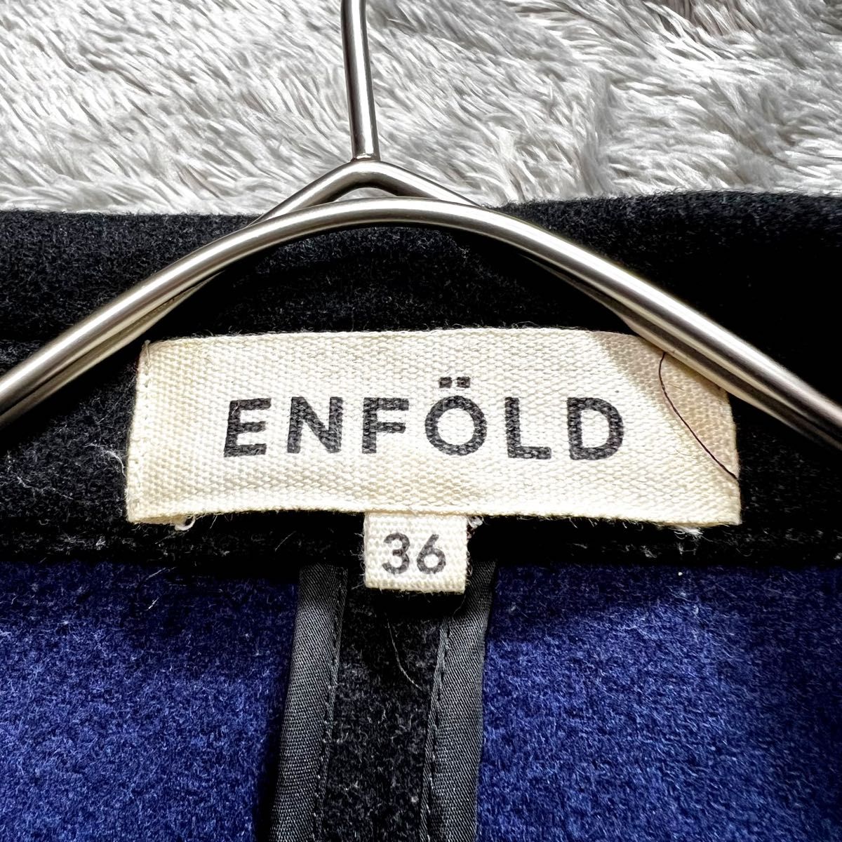ENFOLD エンフォルド レディース ウール チェスターコート ENFOLD エンフォルド レディース ウール チェスターコート