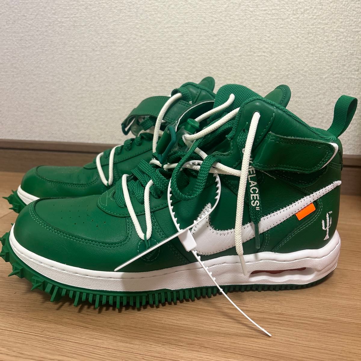 Air Force 1 mid × Off White Pine Green 28cm スニーカー Air Force 1 mid × Off White Pine Green 28cm スニーカー