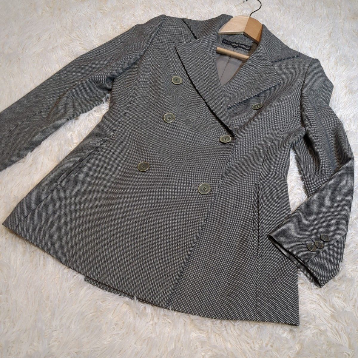 美品 49AV JUNKO SHIMADA ダブルジャケット ジュンコシマダ 美品 49AV JUNKO SHIMADA ダブルジャケット ジュンコシマダ