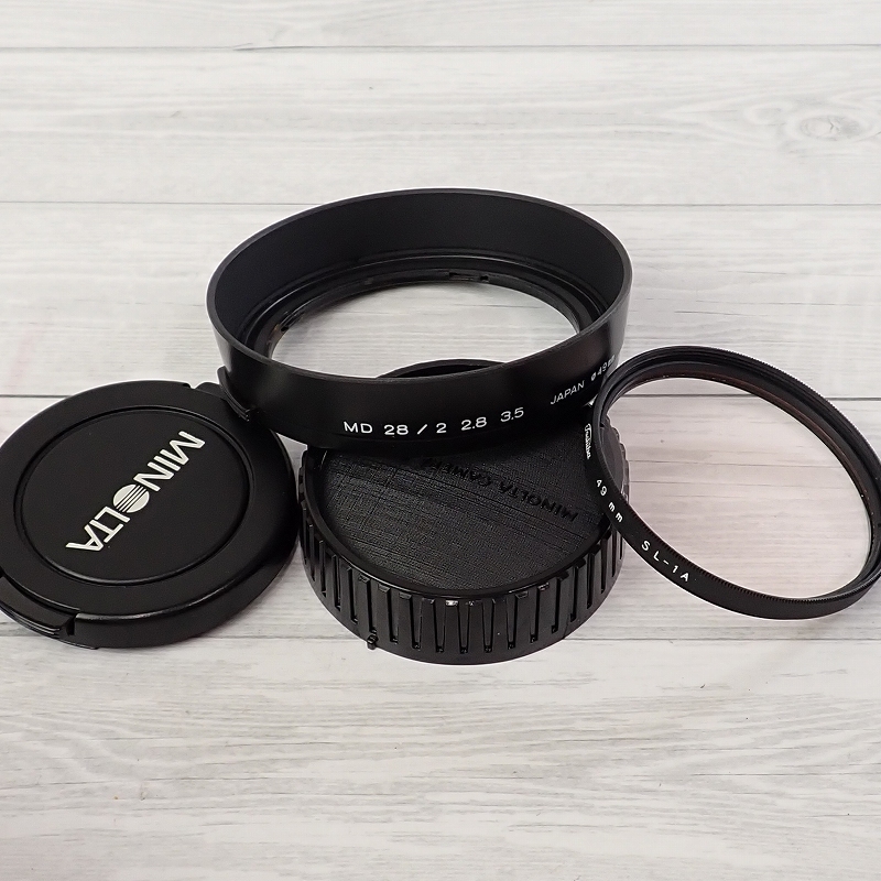 Yahoo!オークション - FK-8052 MINOLTA MD28㎜ 1 2.8 20241010