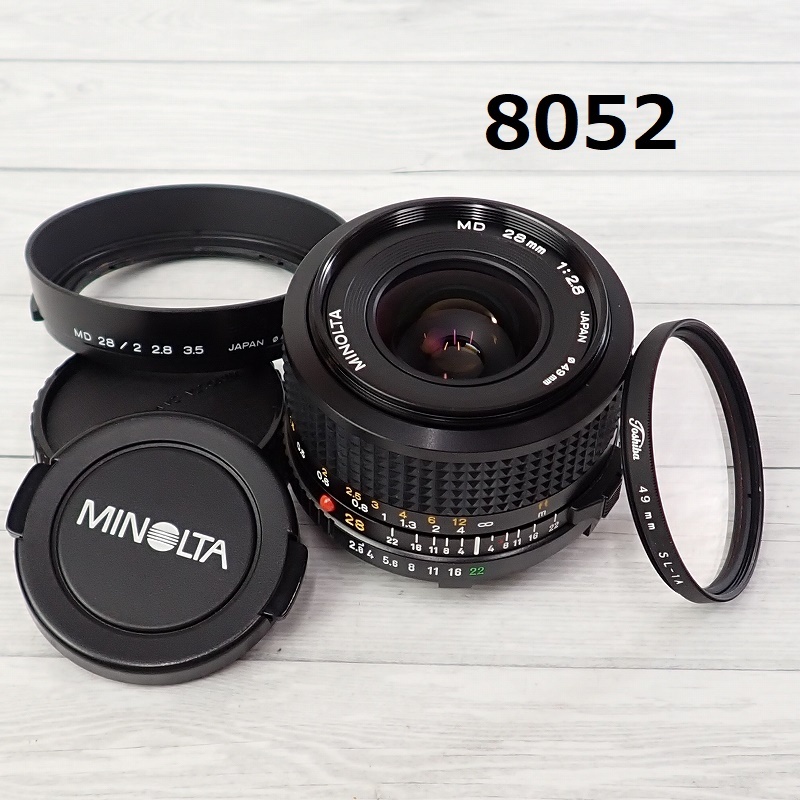 Yahoo!オークション - FK-8052 MINOLTA MD28㎜ 1 2.8 20241010