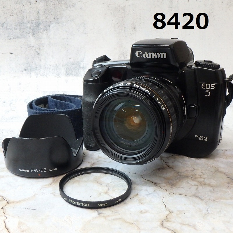 FK-8420 Canon EOS 5 ZOOM LENS EF 28-105mm 1:3.5-4.5 オートフォーカスOK 20241023(キヤノン)｜売買されたオークション情報 ...
