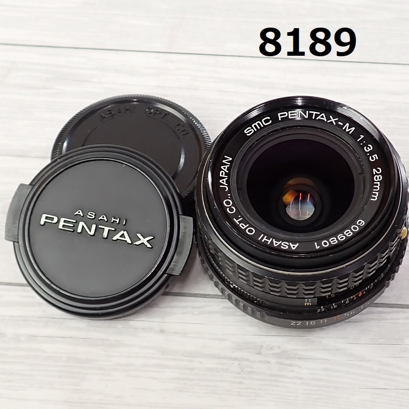 Yahoo!オークション - FK-8189 SMC PENTAX-M 1 3.5 28mm 絞り羽根OK 2...