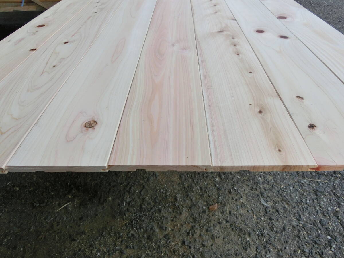 Yahoo!オークション - 桧 羽目板本実加工 10×105×1970 B64枚 4坪