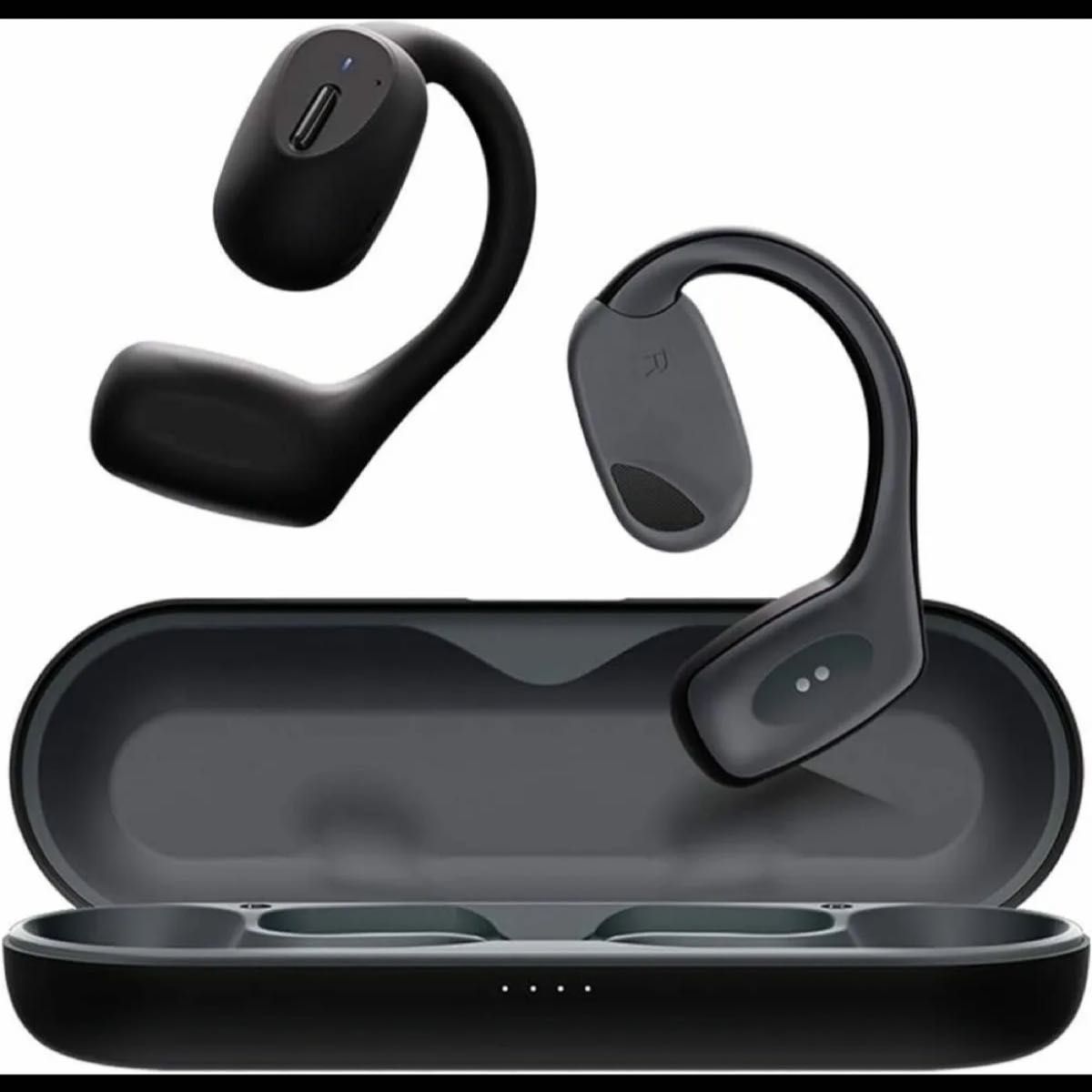 Bluetoothイヤホン 耳掛け式ワイヤレス ブラック ワイヤレス Bluetoothイヤホン 耳掛け式ワイヤレス ブラック ワイヤレス