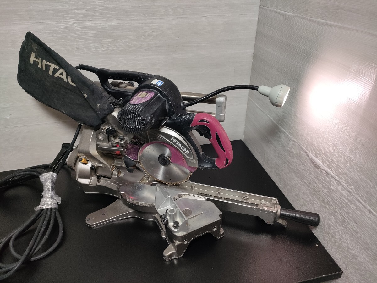 Yahoo!オークション - A291/ 日立工機 C6RSHC 165mm卓上スライド丸のこ...