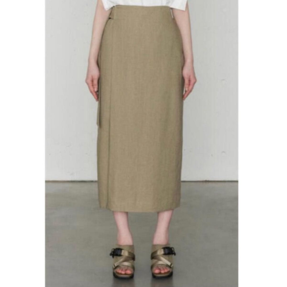 HYKE ハイク LINEN WRAP SKIRT リネン ラップスカート|Yahoo HYKE ハイク LINEN WRAP SKIRT リネン ラップスカート|Yahoo