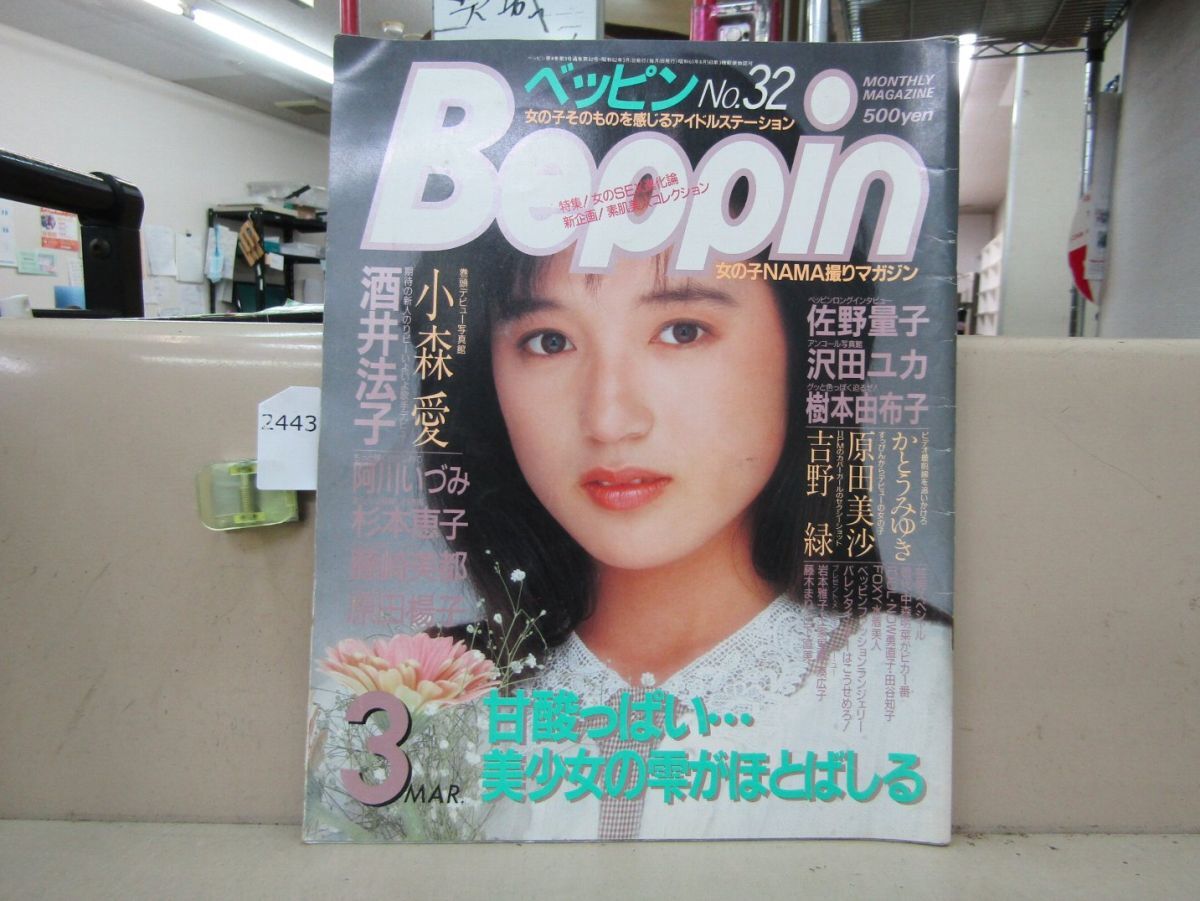 2443 昭和アイドル雑誌 ベッピン Beppin 1987年3月号 酒井法子 阿川いづみ 杉本恵子(アイドル、芸能人)｜売買されたオークション情報、yahooの商品情報をアーカイブ公開 ...