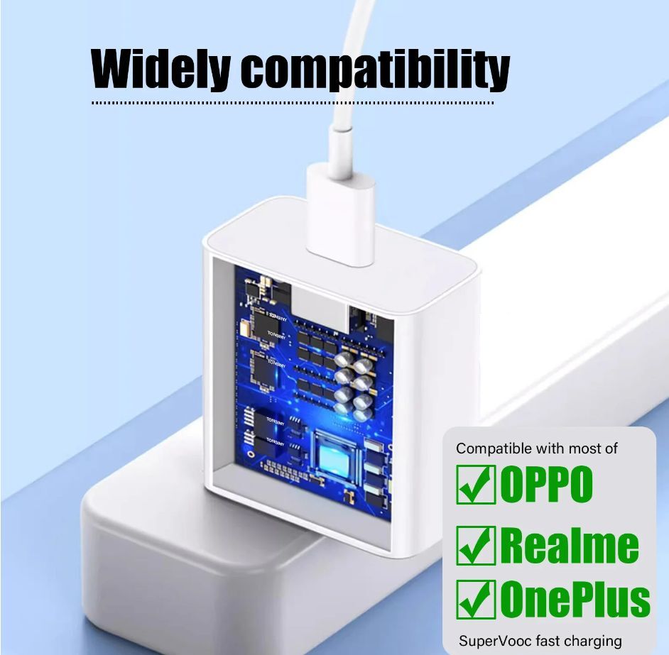 OPPO SUPERVOOC 80W 急速充電アダプター 神ジューデンケーブル付 OPPO SUPERVOOC 80W 急速充電アダプター 神ジューデンケーブル付