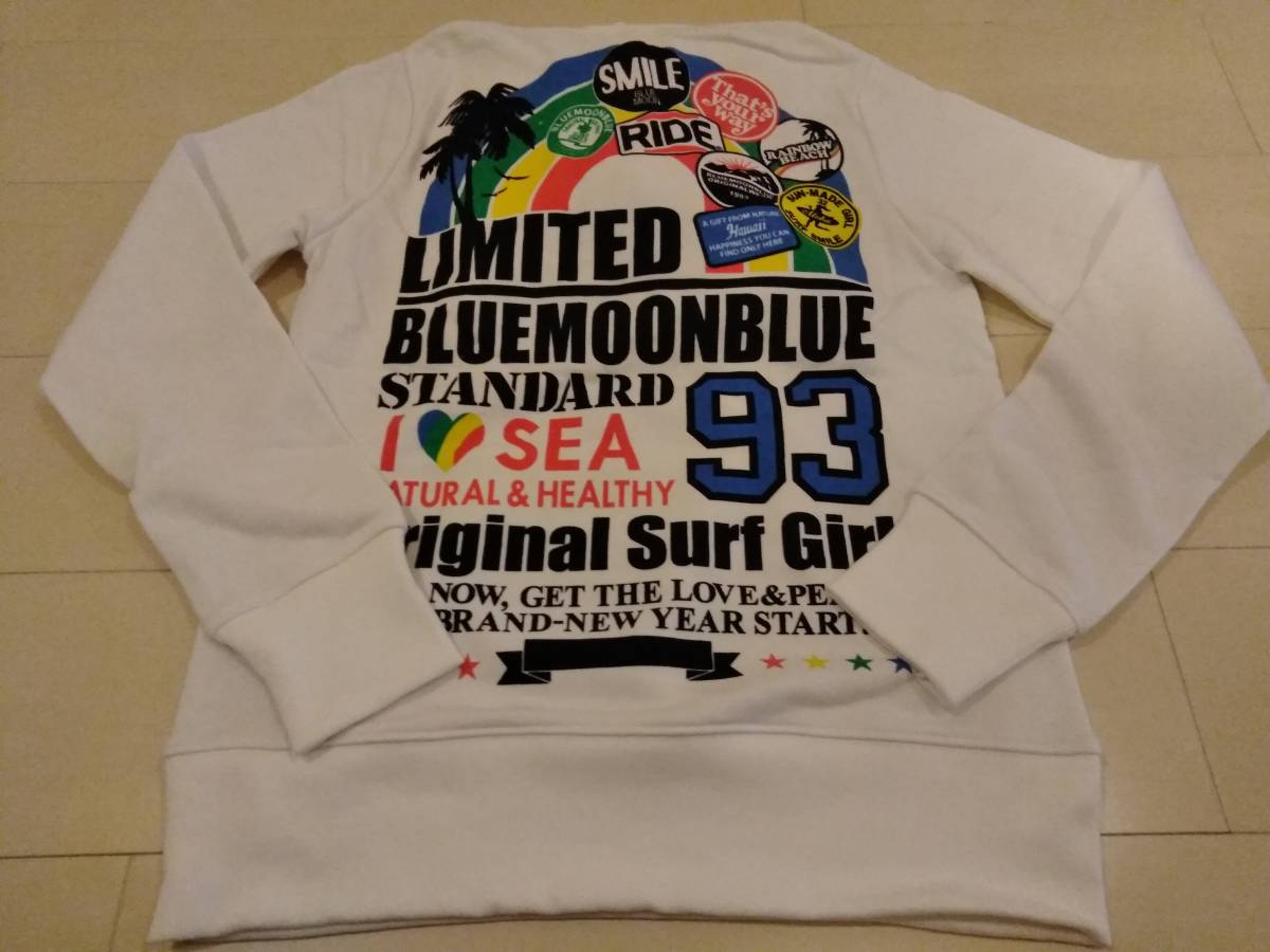 ブルームーンブルー BLUE MOON BLUE パーカー ホワイト系 サイズ ブルームーンブルー BLUE MOON BLUE パーカー ホワイト系 サイズ