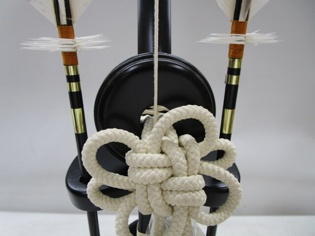 Yahoo!オークション - 平2111 御弓太刀飾 弓太刀揃 20号 黒龍 黒塗 弓...