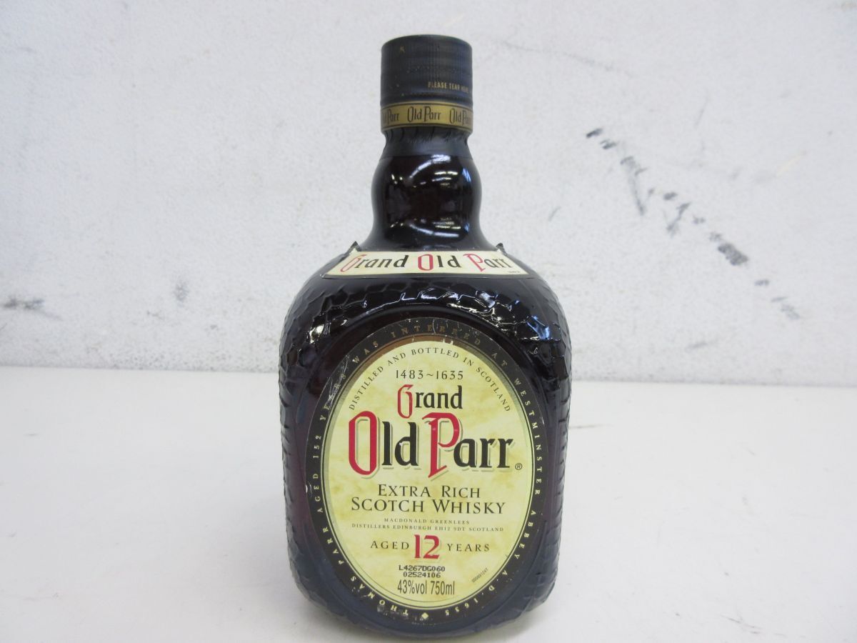 Yahoo!オークション - K118-N35-2687 未開栓 Grand Old Parr オールド...