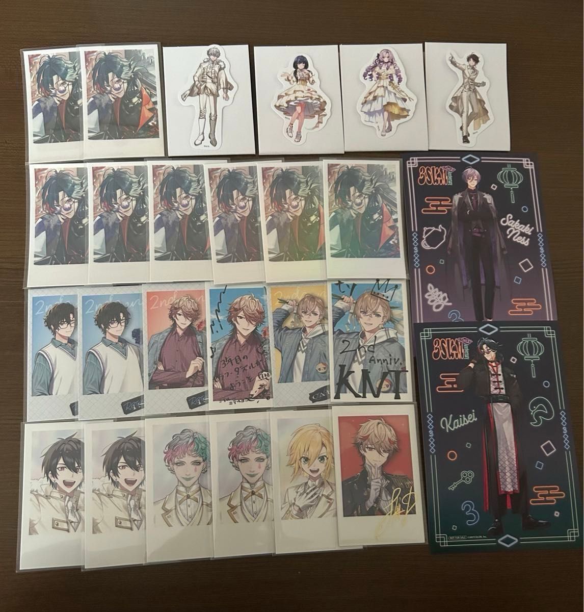 にじさんじ チェキ風カード 箔押し 魁星風楽奏斗 四季凪アキラ にじさんじ チェキ風カード 箔押し 魁星風楽奏斗 四季凪アキラ