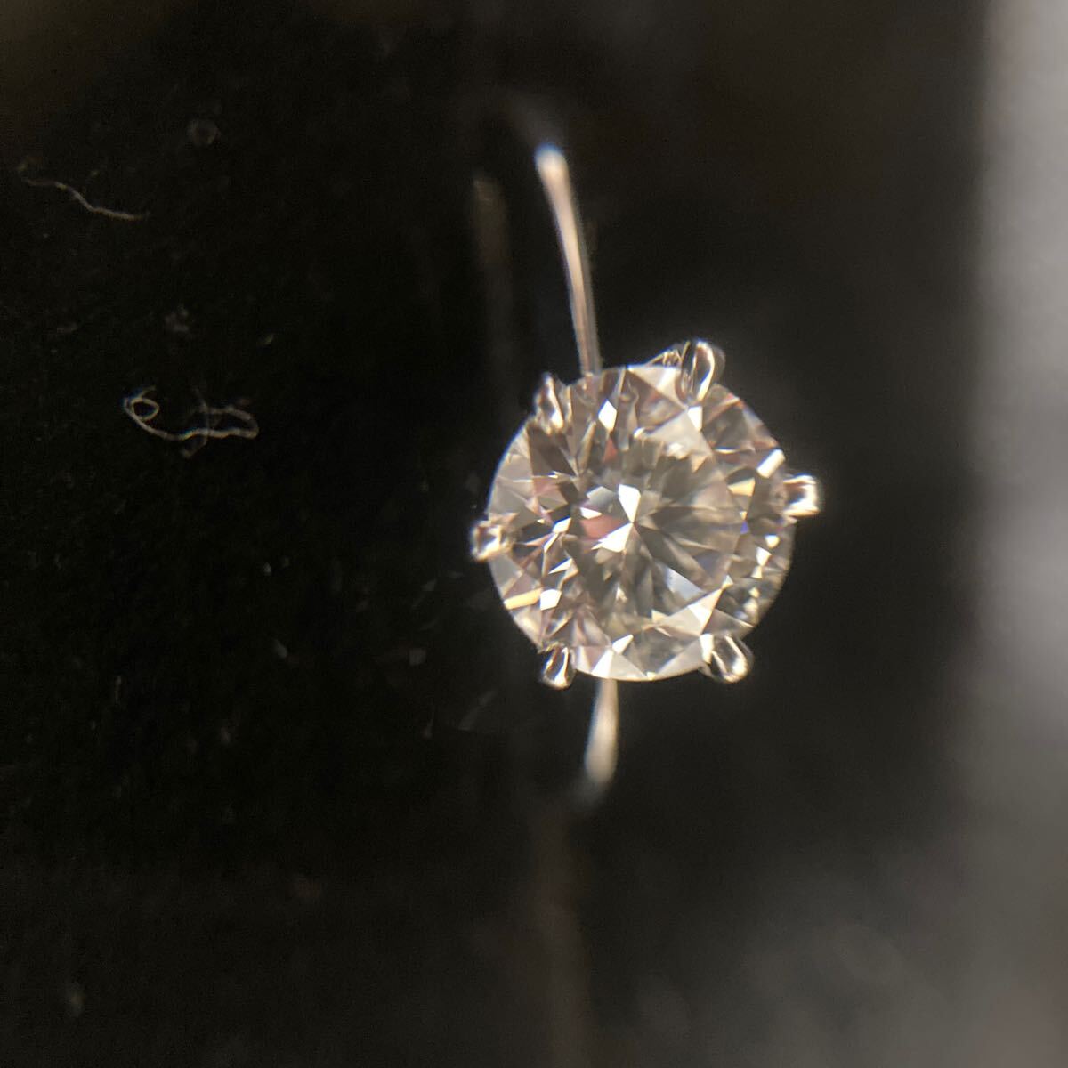 Yahoo!オークション - 12694 Pt900 リング 1.08ct 刻印あり 3.9g ...