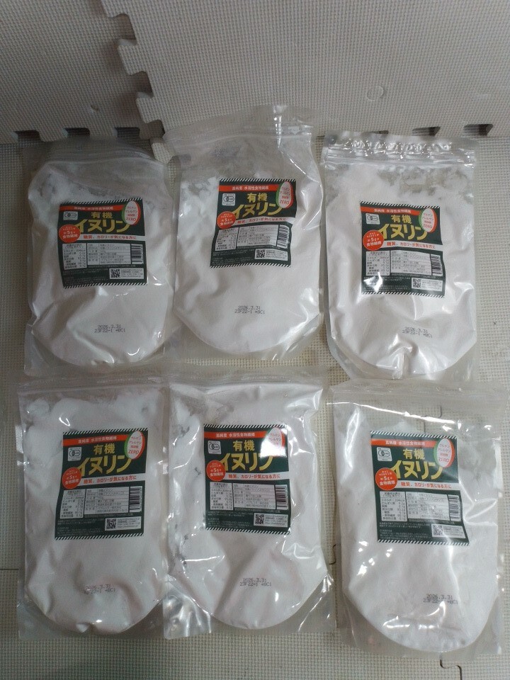 有機イヌリン 3kgセット 500g×6点 バブルスター 2026.3.31期限 高度 水溶性食物繊維 食物繊維 まとめ 大量 2F-21003カナ(その他)｜売買されたオークション情報 ...