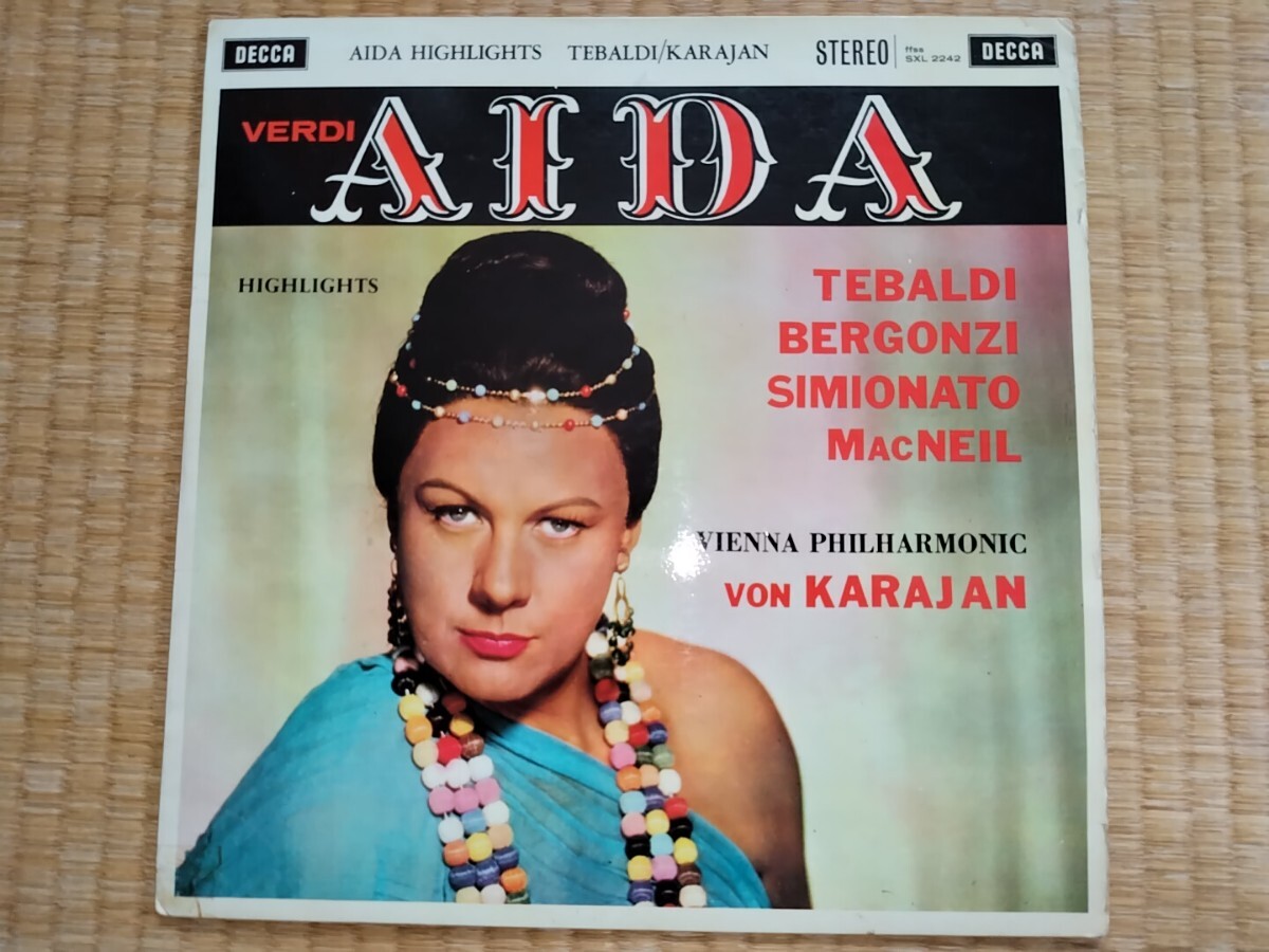 Yahoo!オークション - 英DECCA SXL2242 カラヤン・VPO/アイーダ-ハイラ...