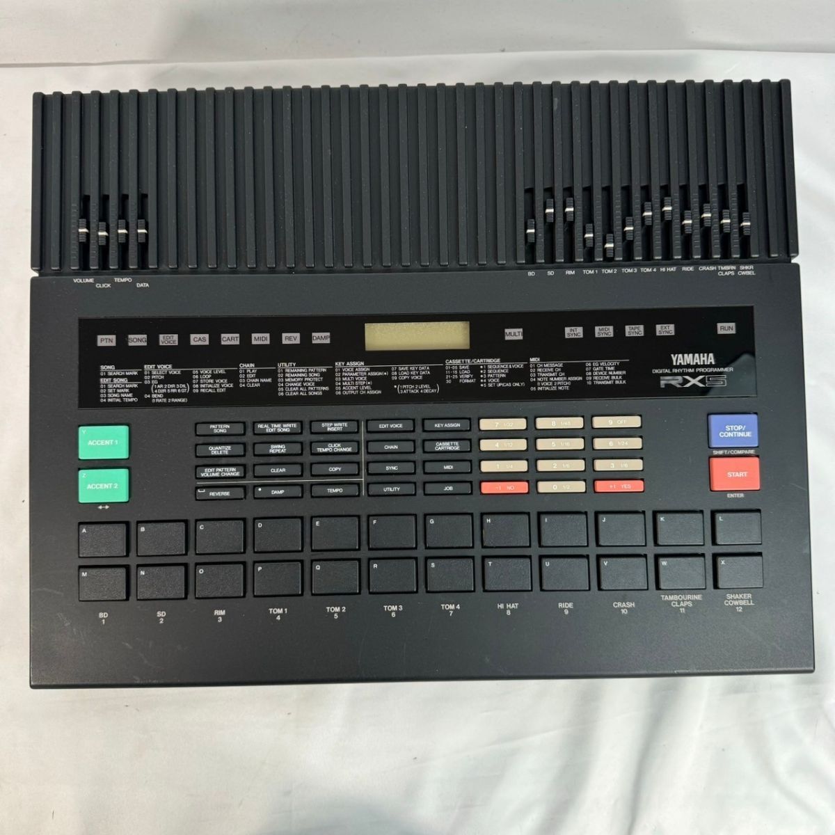 Yahoo!オークション - YAMAHA ヤマハ リズムマシンドラムマシン RX5 本...