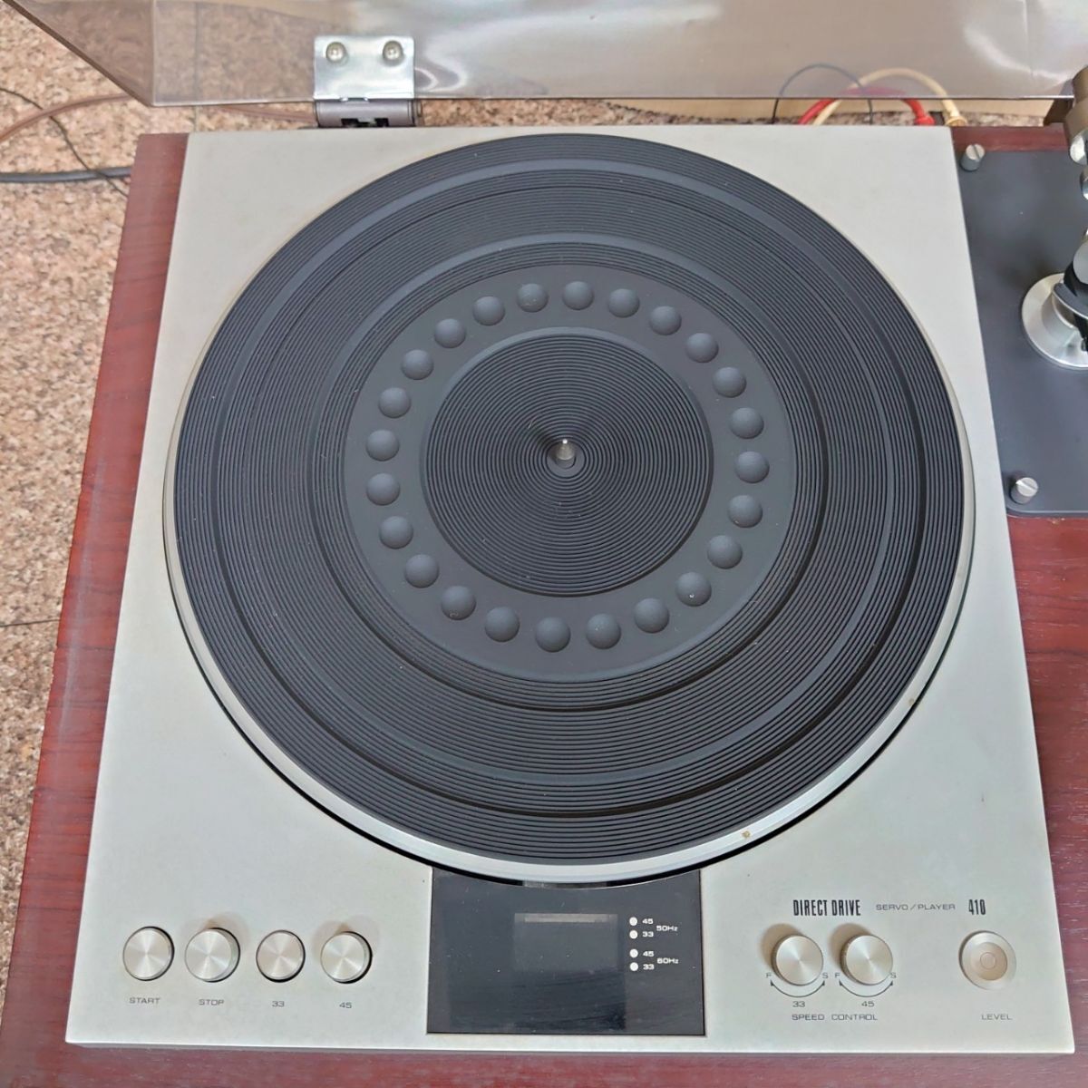 Yahoo!オークション - Aurex レコードプレイヤー SR-410 光電形サーボ ...