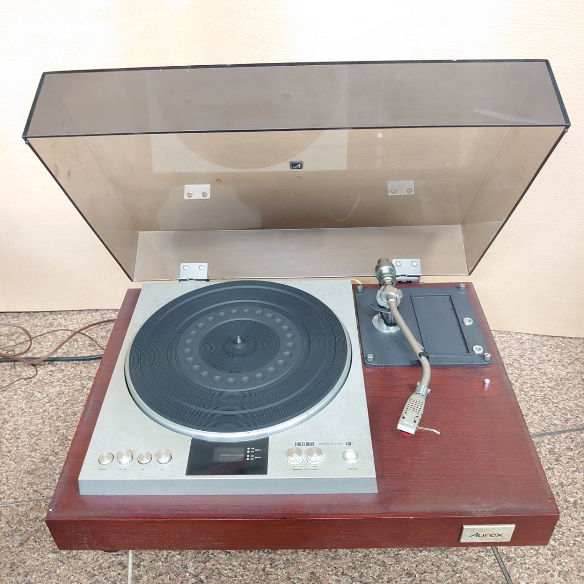 Yahoo!オークション - Aurex レコードプレイヤー SR-410 光電形サーボ ...