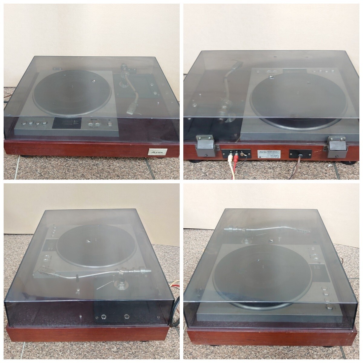 Yahoo!オークション - Aurex レコードプレイヤー SR-410 光電形サーボ ...