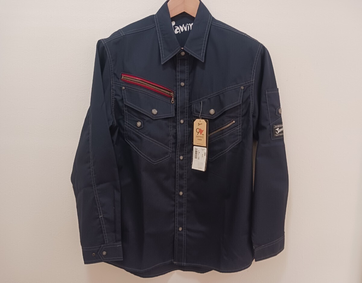 Yahoo!オークション - 511 Jawin長袖シャツ№56004ネービー(ネイビー・...
