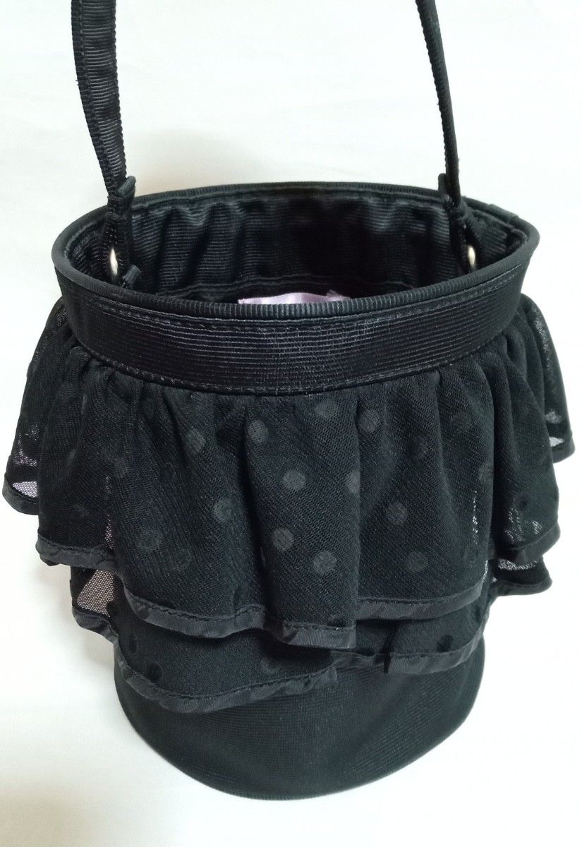 美品】Setsuko sagittaire セツコサジテール CITY 黒×黒 フリル 美品】Setsuko sagittaire セツコサジテール CITY 黒×黒 フリル