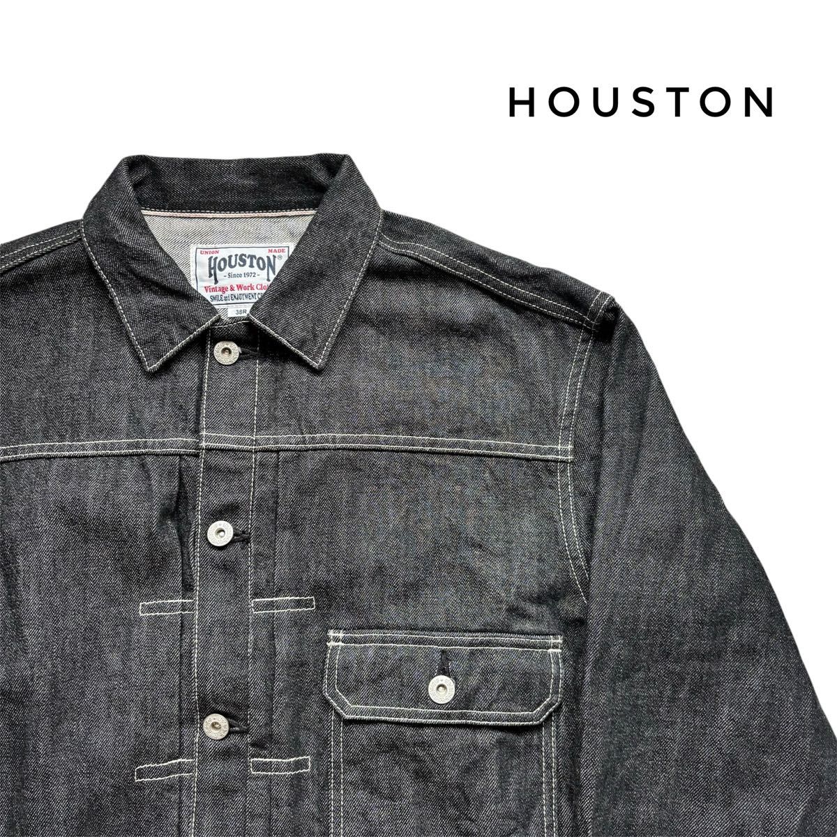 HOUSTONヒューストン ブラックデニムジャケット ファースト1st t HOUSTONヒューストン ブラックデニムジャケット ファースト1st t