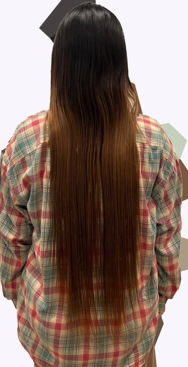 Yahoo!オークション - 髪束・髪の毛・20代・女子・『47cm・46g』