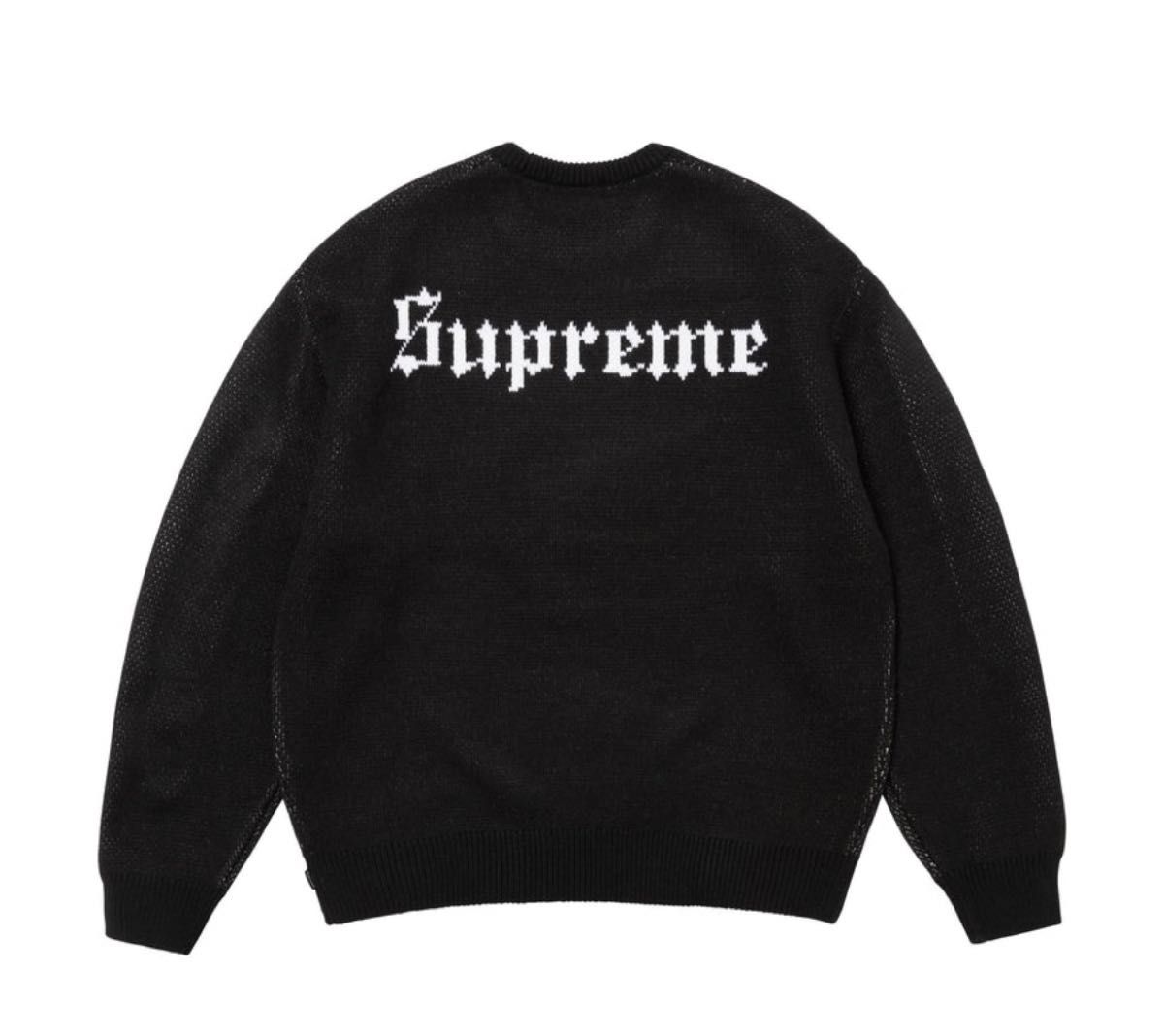 Supreme Snow White Sweater Black 黒 XXLarge セーター スノー Supreme Snow White Sweater Black 黒 XXLarge セーター スノー