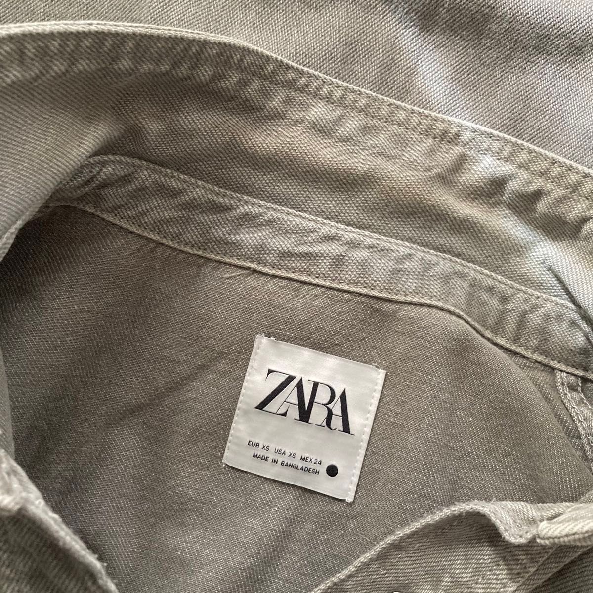 ZARA オーバーサイズ デニム グレー トップス|Yahoo!フリマ(旧 ZARA オーバーサイズ デニム グレー トップス|Yahoo!フリマ(旧