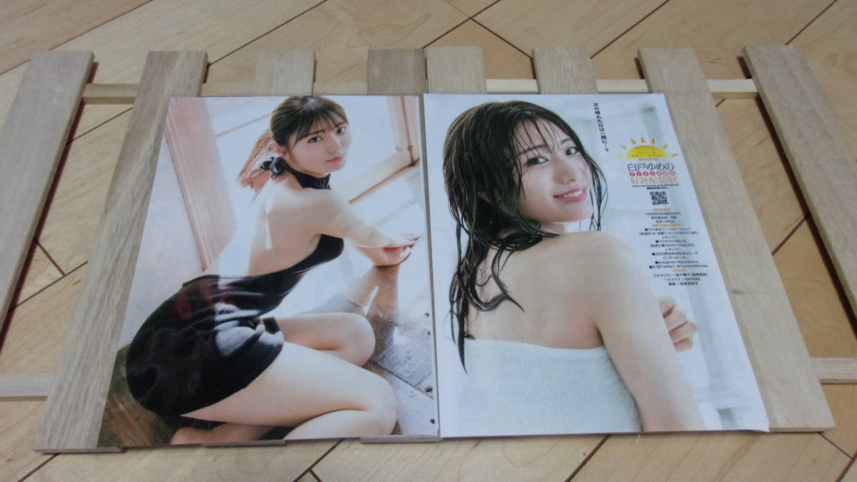 Yahoo!オークション - 白戸ゆめの ヘルシーボディ 雑誌切抜B5ラミネー...