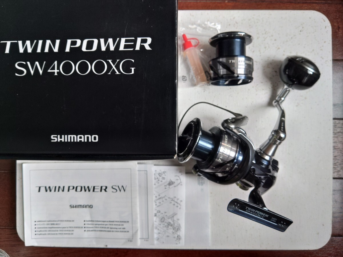 Yahoo!オークション - シマノ 21ツインパワーSW4000XG 替スプール付...