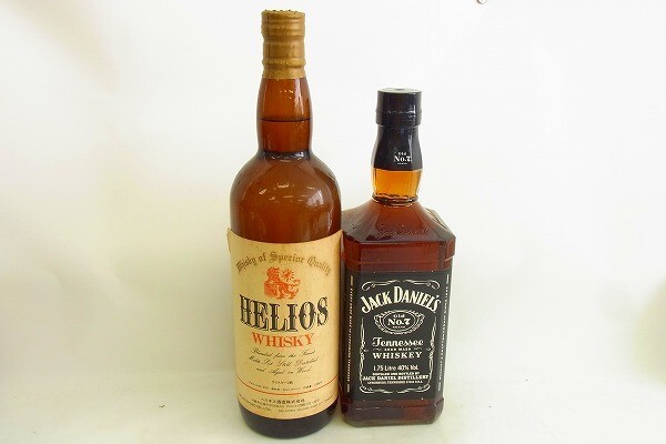 G772-Y32-2652 ジャックダニエル 40％ 1750ml HELIOS 1800ml 37％ 未開栓 現状品②(セット、詰め合わせ)｜売買されたオークション情報、yahooの商品情報 ...