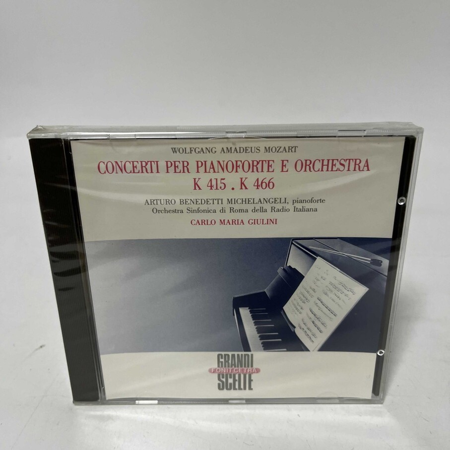 CD MOZART CONCERTI PER PIANOFORTE E ORCHESTRA K 415. K 466 BENEDETTI MICHELANGELI GIULINI 管：RF 0 ...