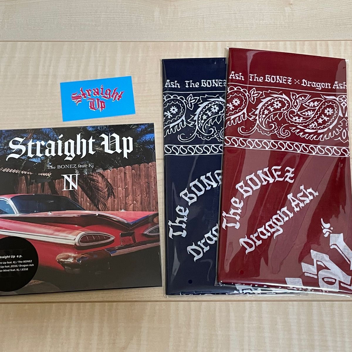 新品未開封】The BONEZ x Dragon Ash Straight Up EP (バンダナ 新品未開封】The BONEZ x Dragon Ash Straight Up EP (バンダナ