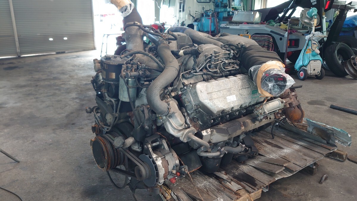 Yahoo!オークション - 日野 プロフィア F17D ツインターボエンジン デ...