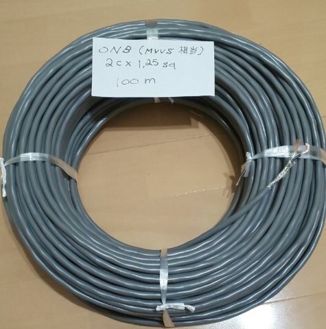 Yahoo!オークション - ONB(MVVS相当) 2C × 1.25sq 100m 編組シールド...