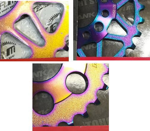 Yahoo!オークション - 特殊メッキ 29T モンキー・ゴリラ・BAJA タフラ...