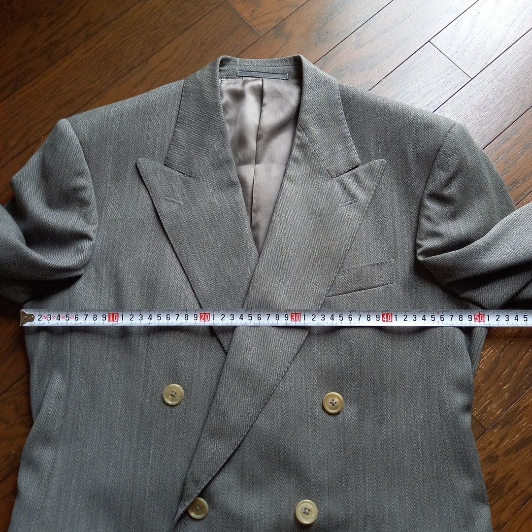 Ermenegildo Zegna スーツ ダブル イタリア製 ウール100 Ermenegildo Zegna スーツ ダブル イタリア製 ウール100