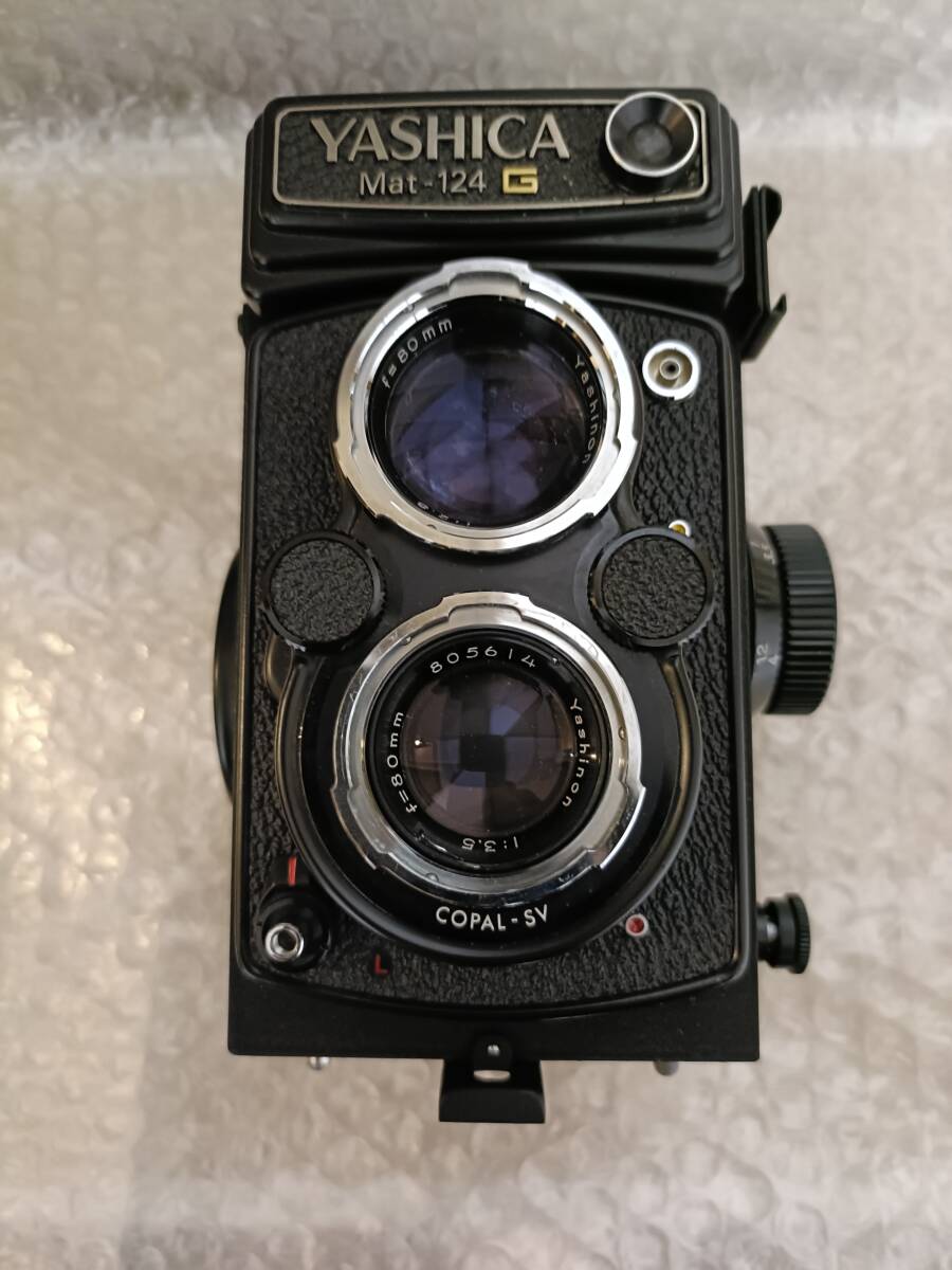 Yahoo!オークション - ヤシカ YASHICA Mat-124G Yashinon 80mm F3.5 フ...
