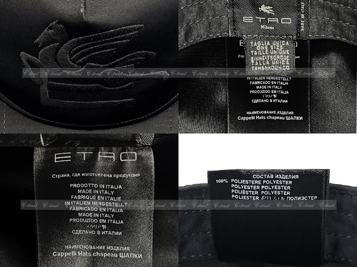 Yahoo!オークション - L174.. ETRO エトロ キャップ BASEBALL CAP ポリ...